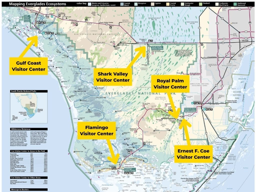 Everglades National Park Address: All Entrances, Signs, and Visitor ...